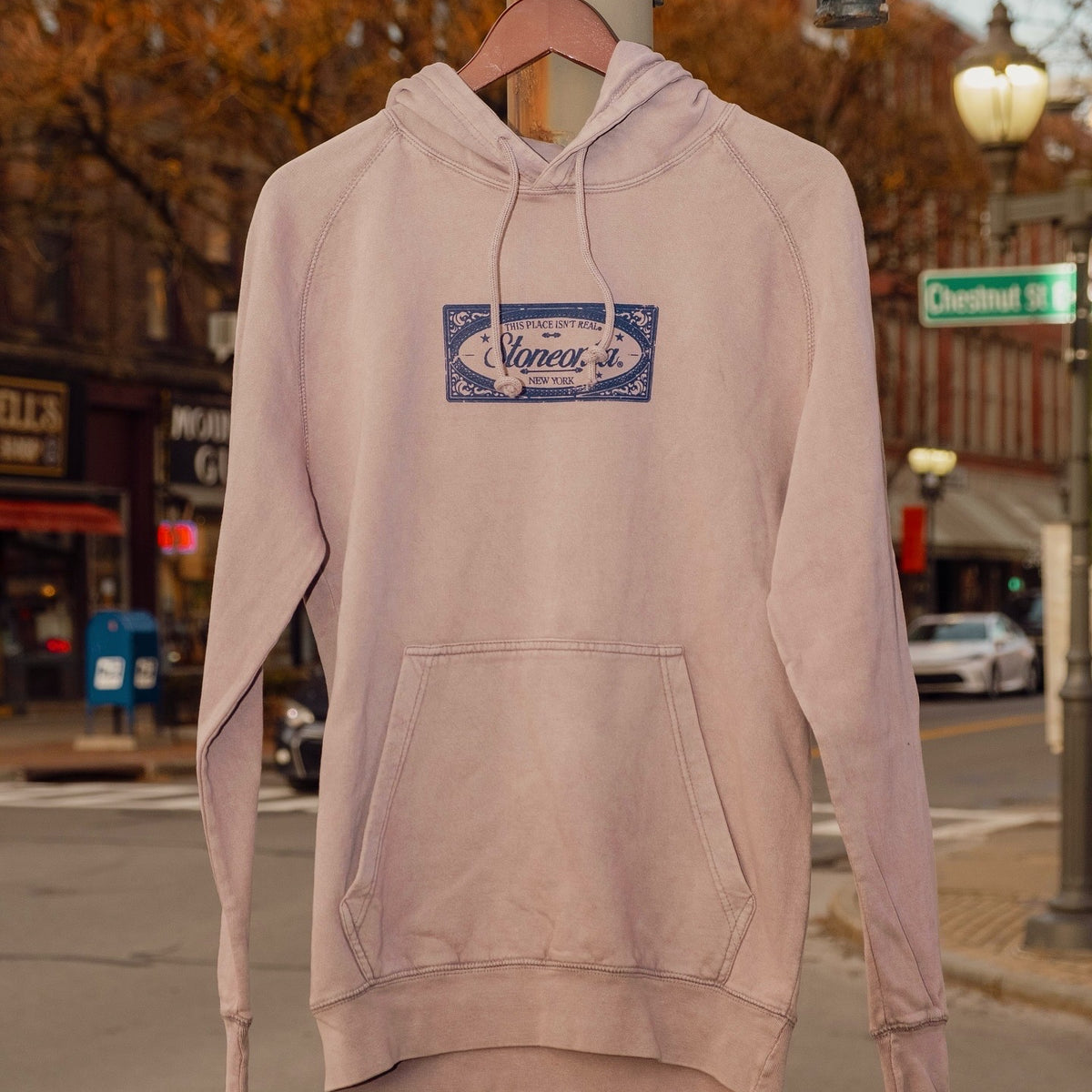 Heavyweight Vintage Building Hoodie Faded Zinc – Stoneonta Clothing