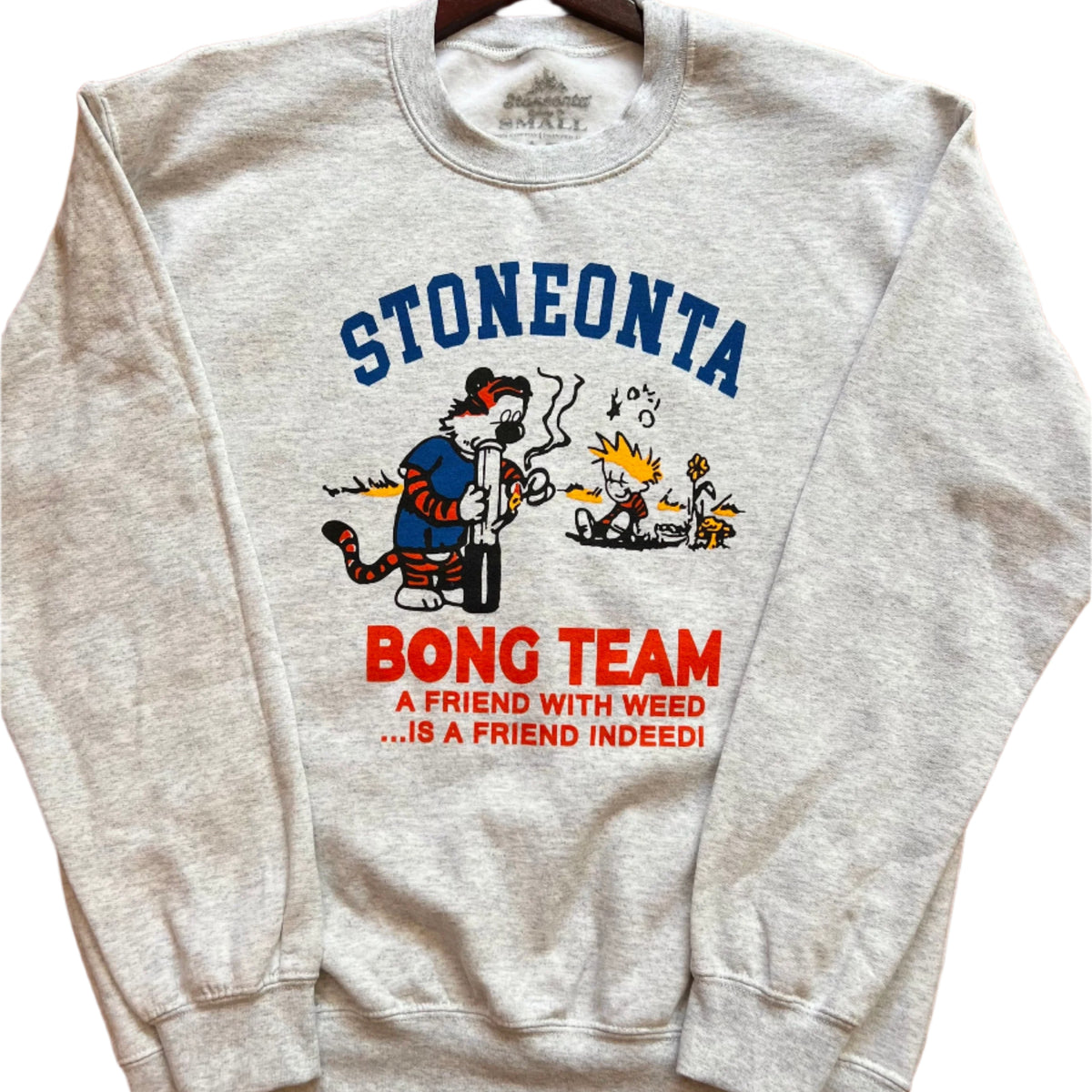 80s Vintage Crewneck Ash Grey – Stoneonta Clothing